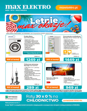 Max Elektro gazetka - aktualne promocje z ulotki | twojspozywczy.pl