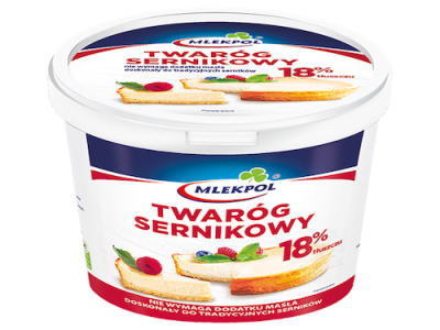Twaróg sernikowy Mlekpol – cena, skład, właściwości odżywcze